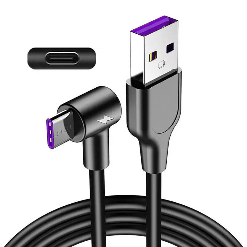 Супер быстрая зарядка данных Type C 5A USB C кабель для Samsung Huawei P40 Xiaomi Type-C зарядное устройство длинный мобильный телефон провод шнур