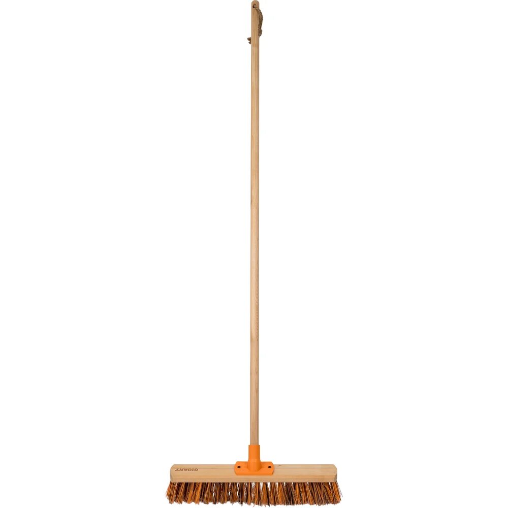 Gigant Щетка для улицы, 400 мм, color, усиленное крепление, эконом, с черенком GNIK-12