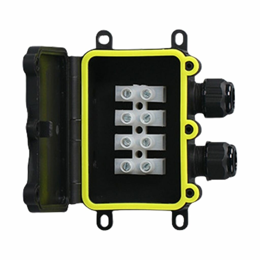 Подключение питания, Водонепроницаемая распределительная коробка для улицы с клеммами 2068, провод 5 до 8mm - 2068-4H