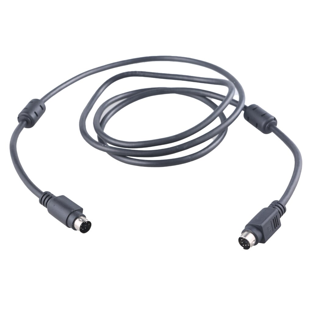 Черный Экранированный Кабель PS/ 2 Экранированный 6-контактный Кабель типа "Папа-папа" Кабель PS/2 для мыши и клавиатуры Провод Стабильной передачи сигнала