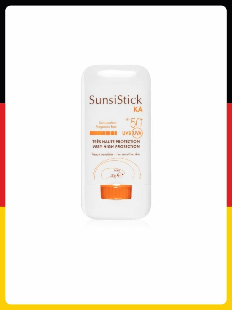Средство солнцезащитное Avene Sun SunsiStick KA protective sticks for sensitive areas SPF 50, 20 г