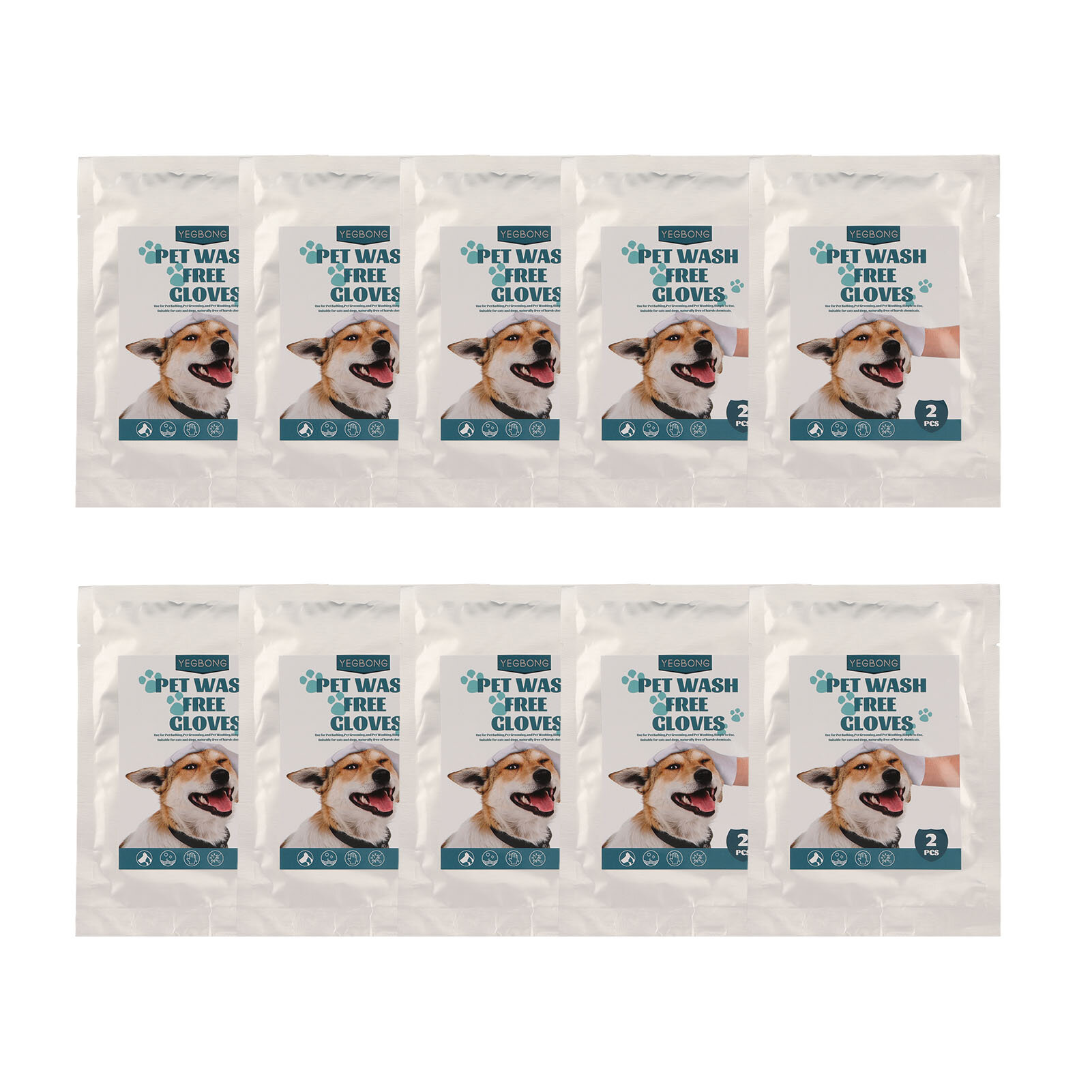 10 шт. Pet Spa Clean Gloves запах пятно снятия салфетки для ухода за животными для собак для собак кошек