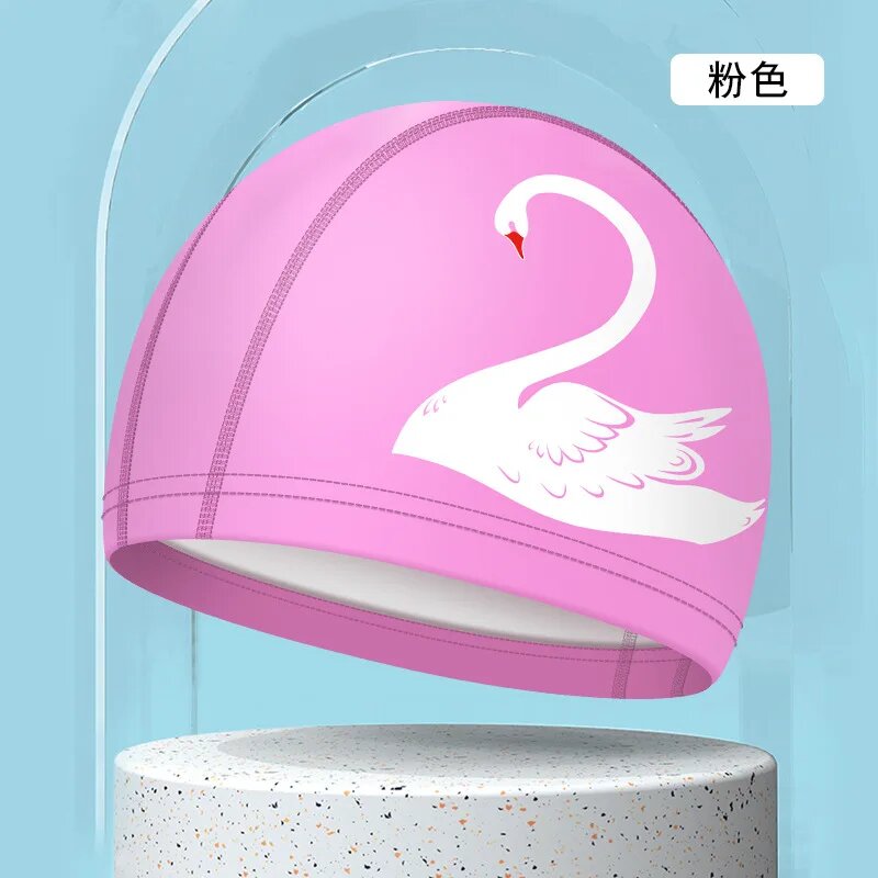 Водонепроницаемые шапочки для плавания из искусственной кожи для взрослых Розовый, 606-Pink