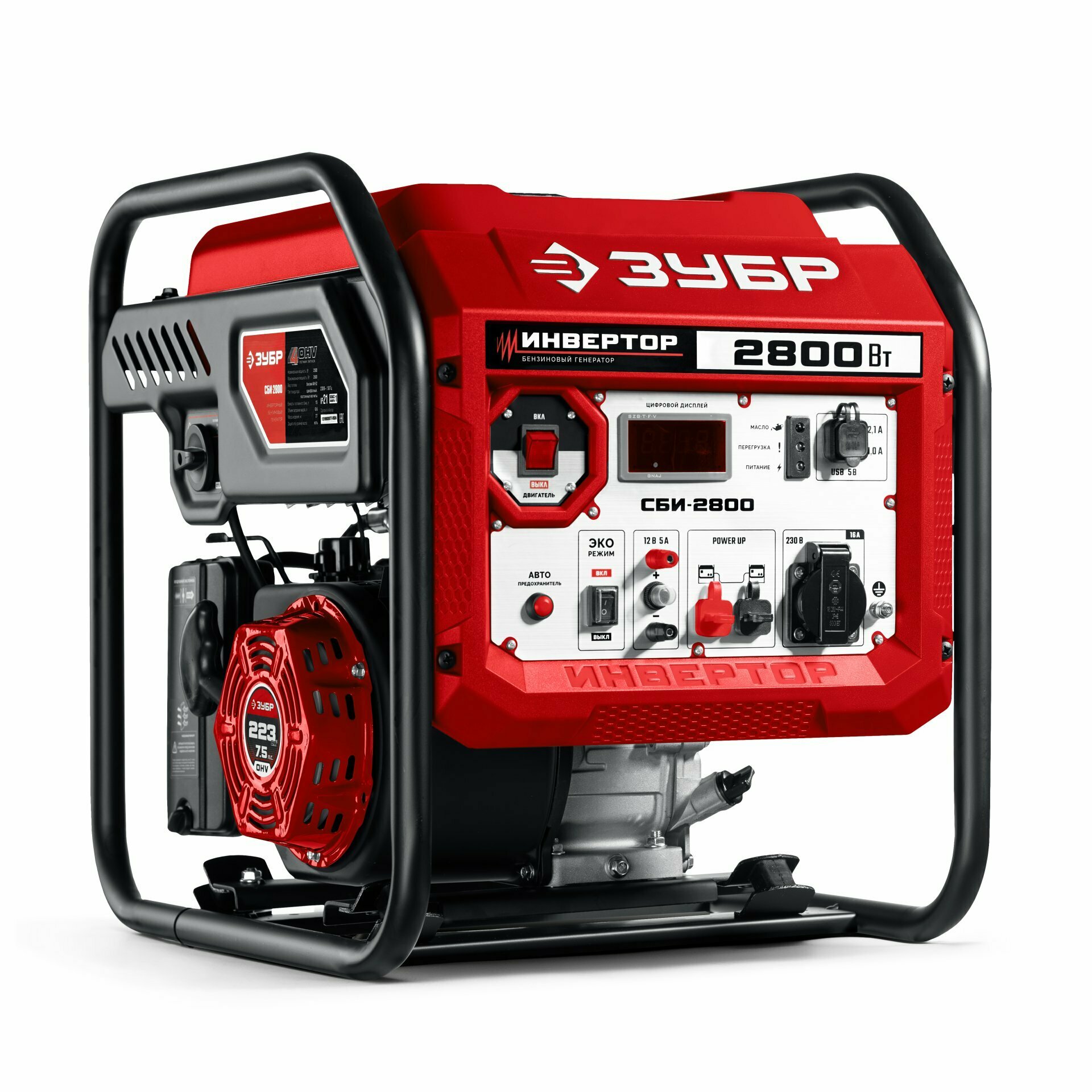 ЗУБР 2800 Вт, инверторный генератор, серия «мастер» (СБИ-2800)