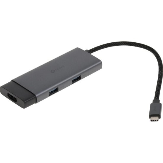 Разветвитель USB-C Tp-link UH5020C 2порт. серый