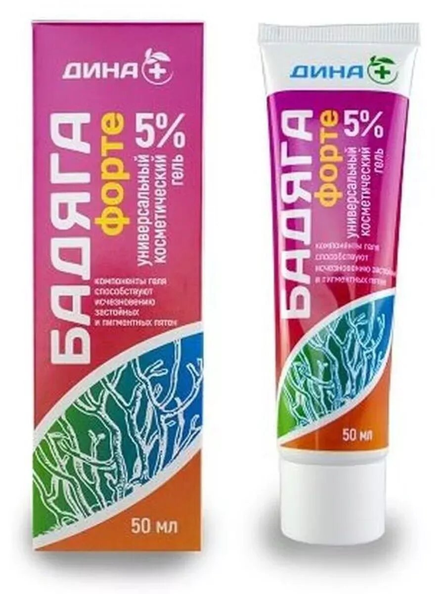 Бадяга форте гель товарного знака дина+ 50мл-3 шт