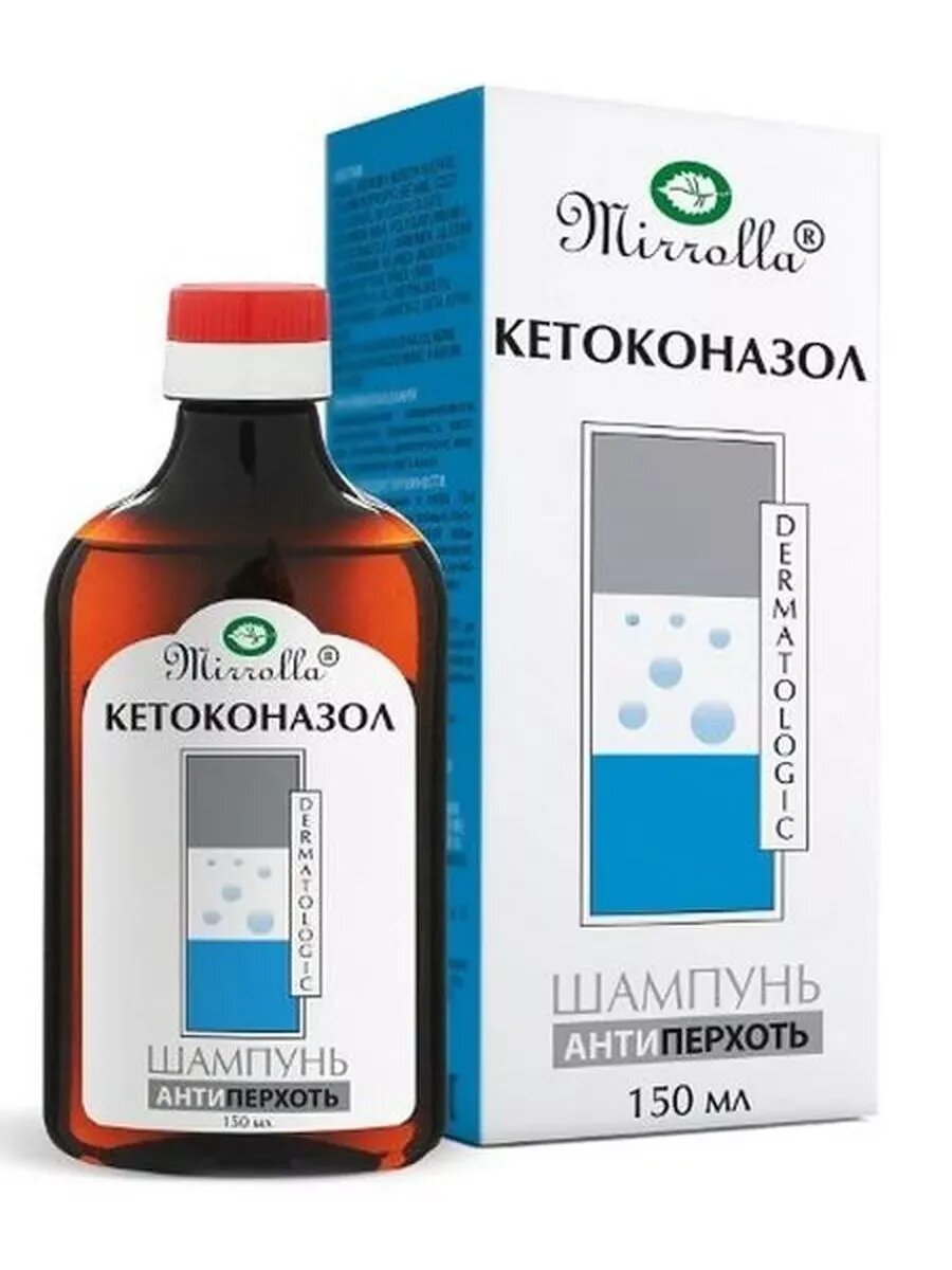Mirrolla шампунь от перхоти с кетоконазолом 150 мл-1шт.