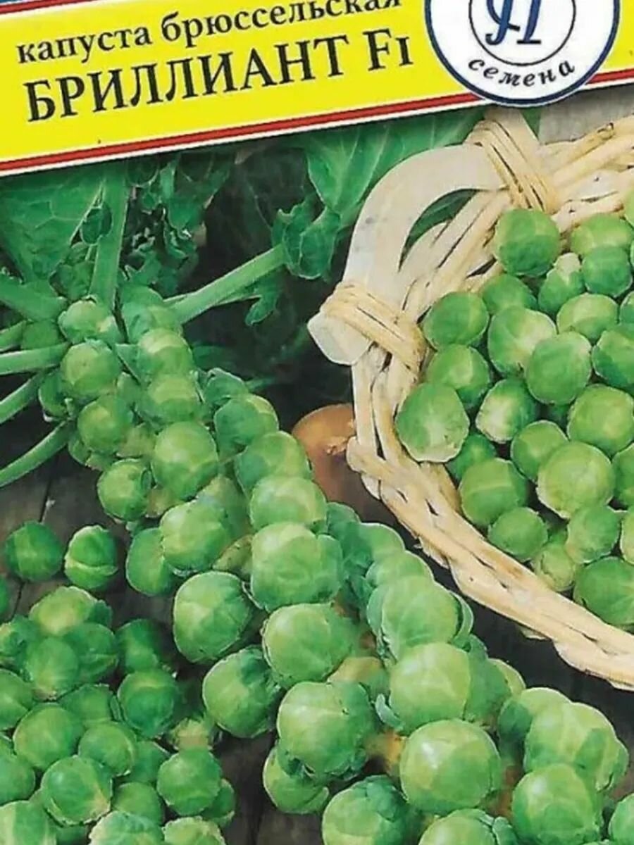 Брюссельская капуста Бриллиант F1 7 шт, Семена Престиж