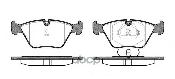 270 00 571355B=FDB779 ! колодки дисковые п BMW E34 1.8-2.5TDs 89-95/E32 3.0-5.0 86-94 Remsa арт. 027000
