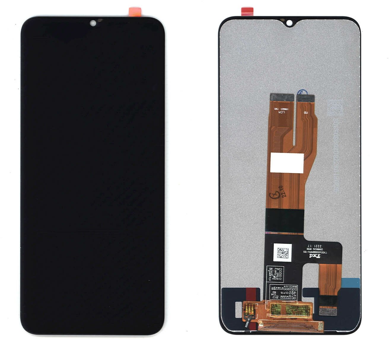 Дисплей для Realme C30, C30i, C33, Narzo 50i Prime черный