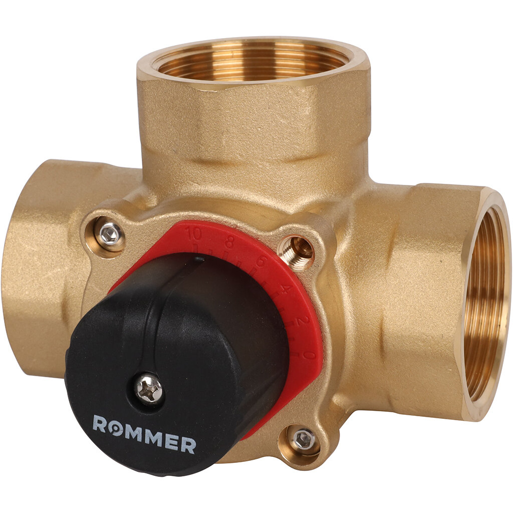 3-х ходовой смесительный клапан 1 1/2 KVs 25 ROMMER RVM-0003-025040