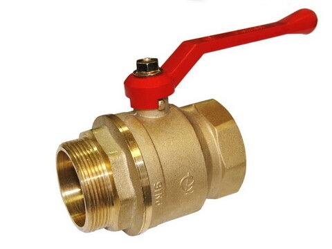 Кран шаровой 2 гш Галлоп 221 ручка латунь