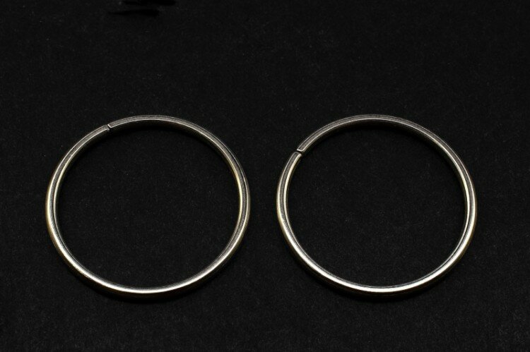 Кольца соединительные 20х1,5мм, разъёмные, цвет никель, 13-112, 2шт