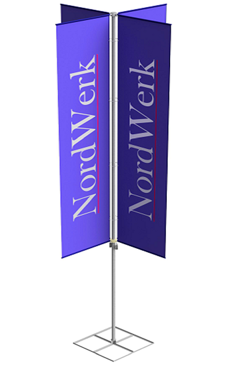 Флагшток Моби Квартет 4 м.