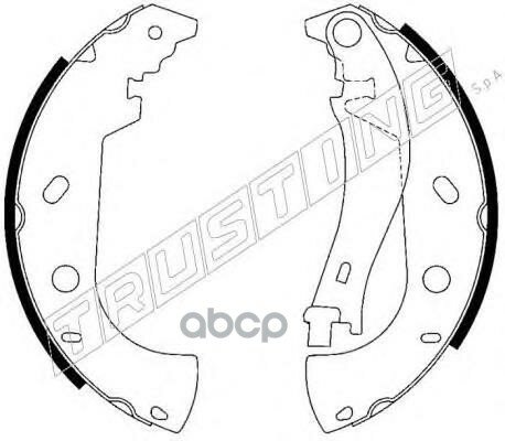 К-т бараб. тормоз. колодок FIAT, Marea, 1.4i 16V Trusting арт. 034099