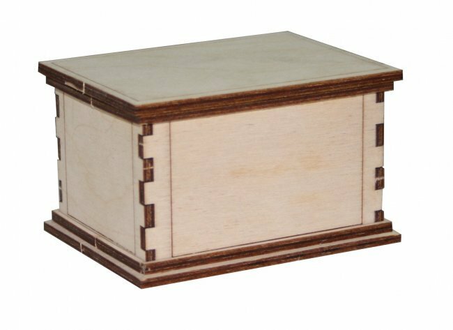 Деревянные заготовки / Декупаж, сборная деревянная заготовка для творчества Добрый мастер "Шкатулка" 8,5*7*5,5см (1шт)