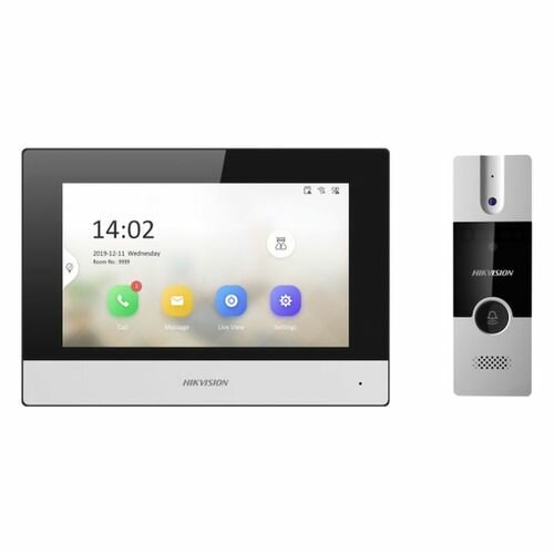 Комплект домофона Hikvision DS-KIS302-P, белый