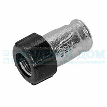 Муфта оцинкованная обжимная 11/2" внутр/рез Gebo