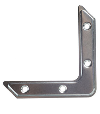 Уголок плоский оцинкованный 75х75х14х1 мм (40 шт.)