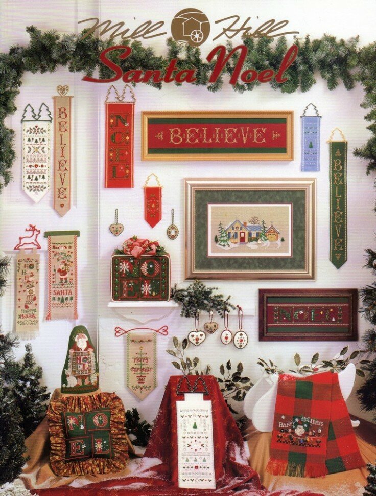 Схема для вышивания Mill Hill MHP100 Santa Noel (Санта), 32 стр.