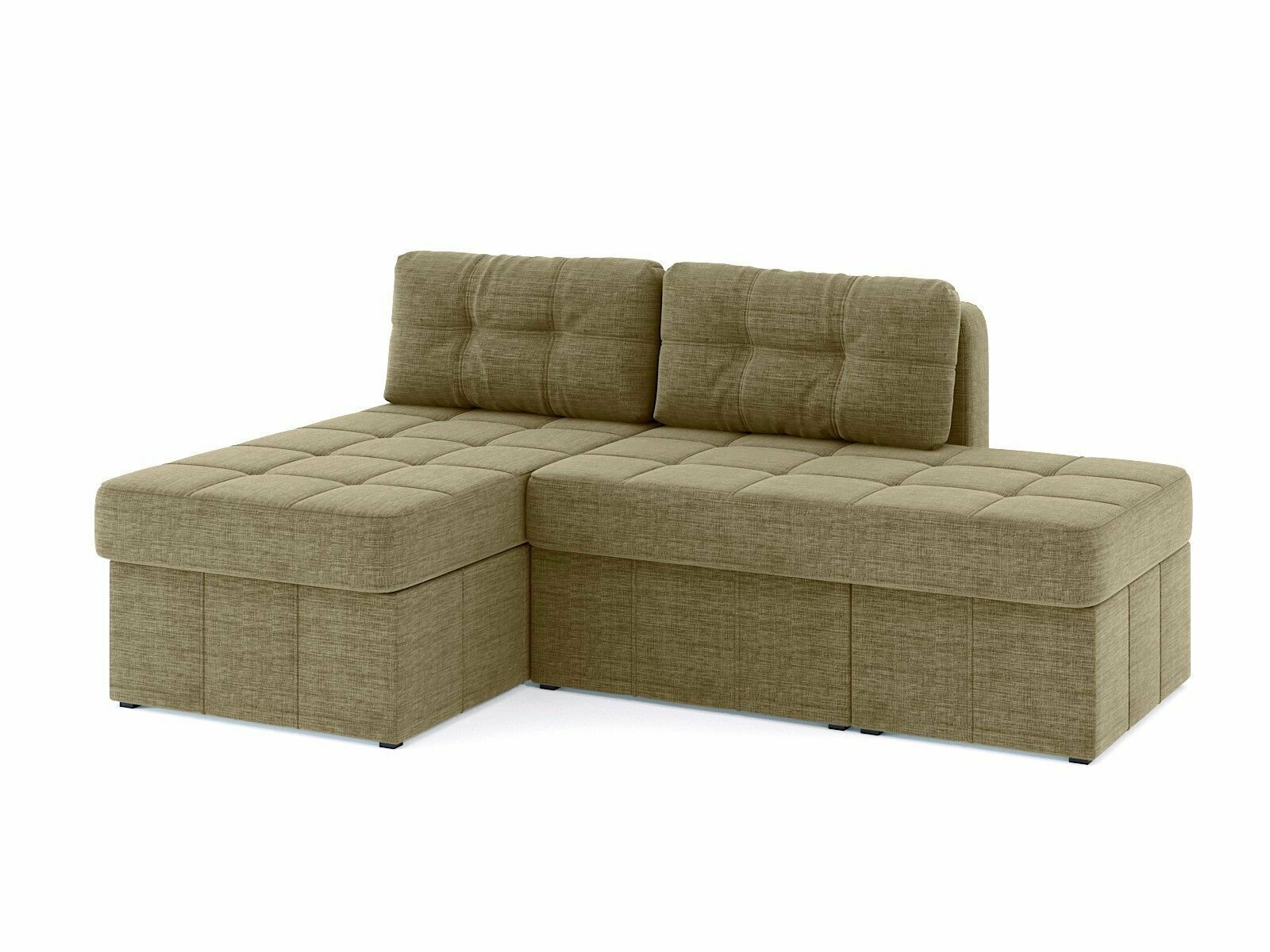 Диван-трансформер Оливер Люкс еврокнижка, рогожка Дрим Дарк беж