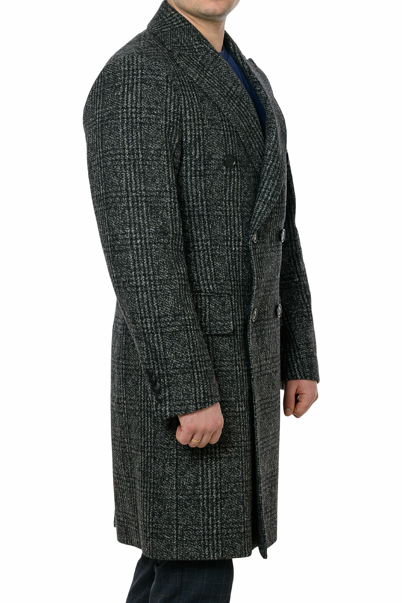 Купить Пальто Van Cliff серый за 12500р. с доставкой