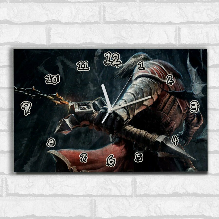 Настенные бесшумные часы ОСП, игра Castlevania Lord of Shadow - 515