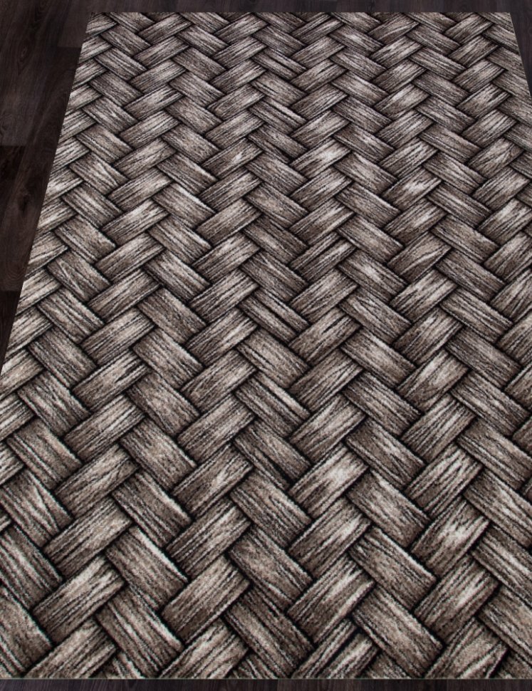 Ковер D723 - BEIGE-BROWN 2 - Прямоугольник - коллекция SIERRA (2.5 х 3.5 м)