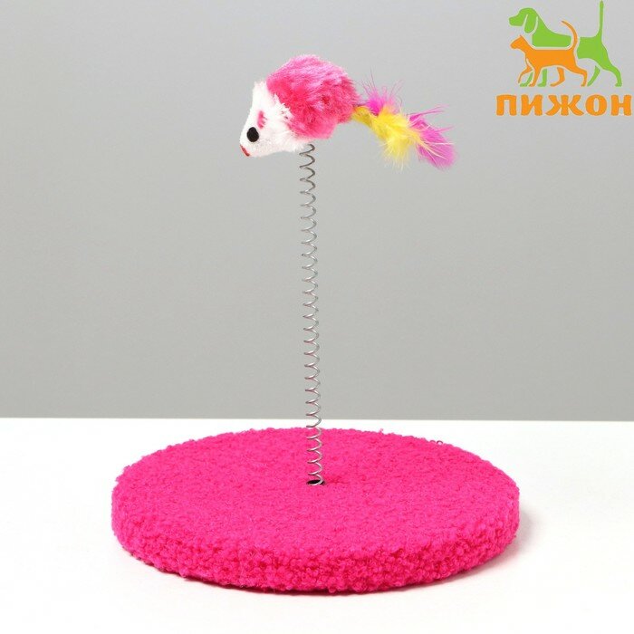 Дразнилка на основании "Кошкина радость", 15 см, микс цветов, 9035989