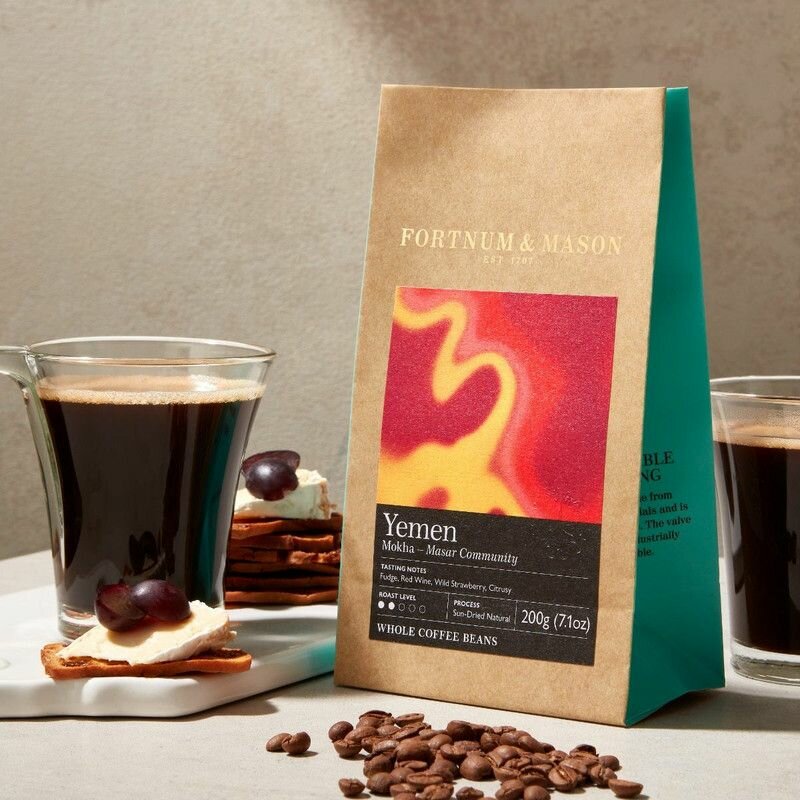 Fortnum and Mason Кофе в зернах Yemen Mokha Masar 200 г