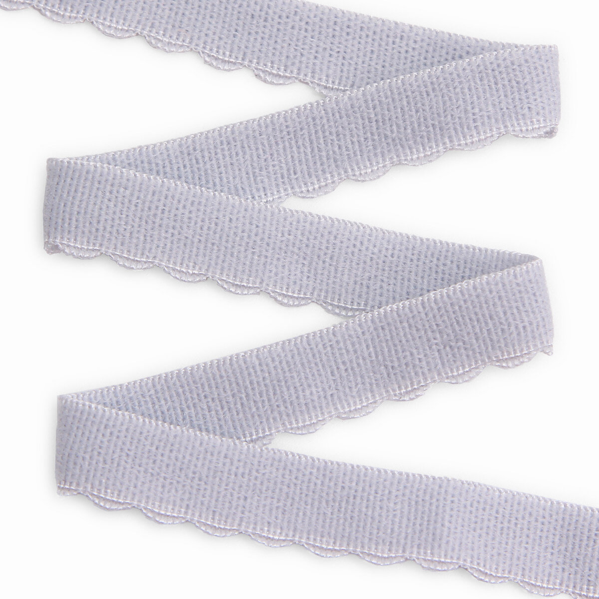 Резинка отделочная (становая) 5,03 гр/м, эластичность 120%, 12мм*50м (светло-серый)