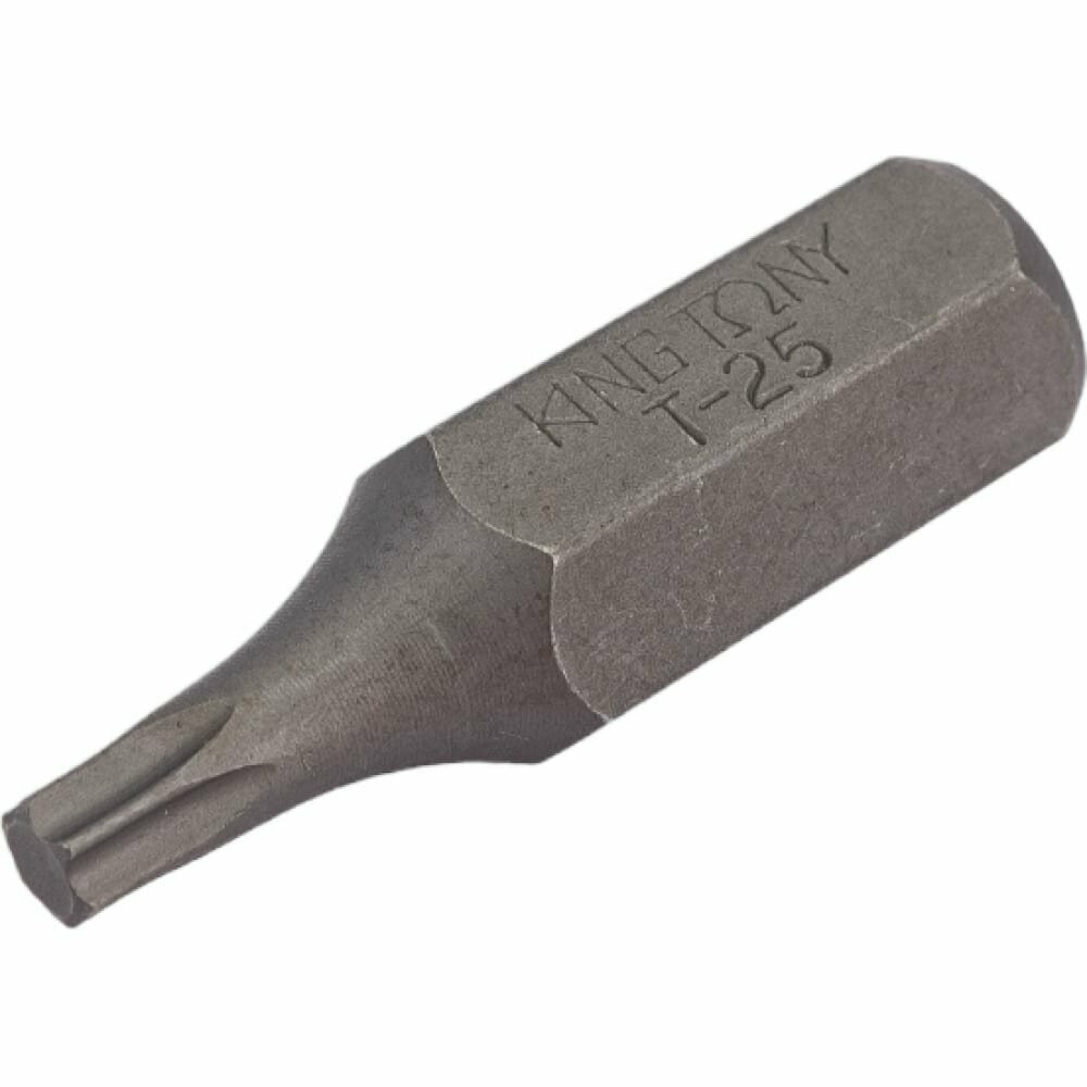 Вставка (бита) торцевая 10 мм, Torx, Т25, 36 мм KING TONY 163625T — фото 1