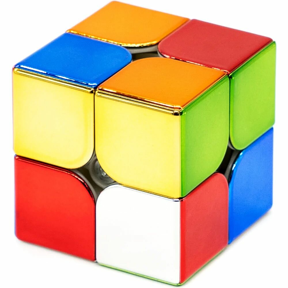 Кубик Рубика ShengShou 2x2 HuanCai Metallic Цветной пластик / Развивающая игрушка