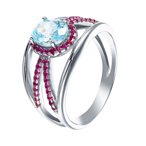 Кольцо, серебро, 925 проба