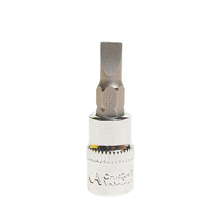Насадка ER-93002 1/4" DR шлиц 5.5мм эврика 1/240