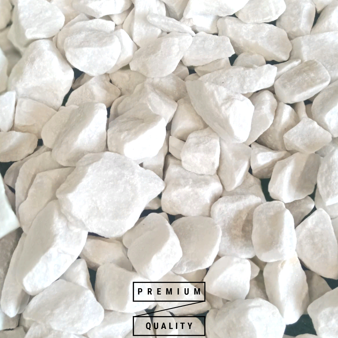 Мраморная крошка "Белоснежка", 20-30мм, 3 кг