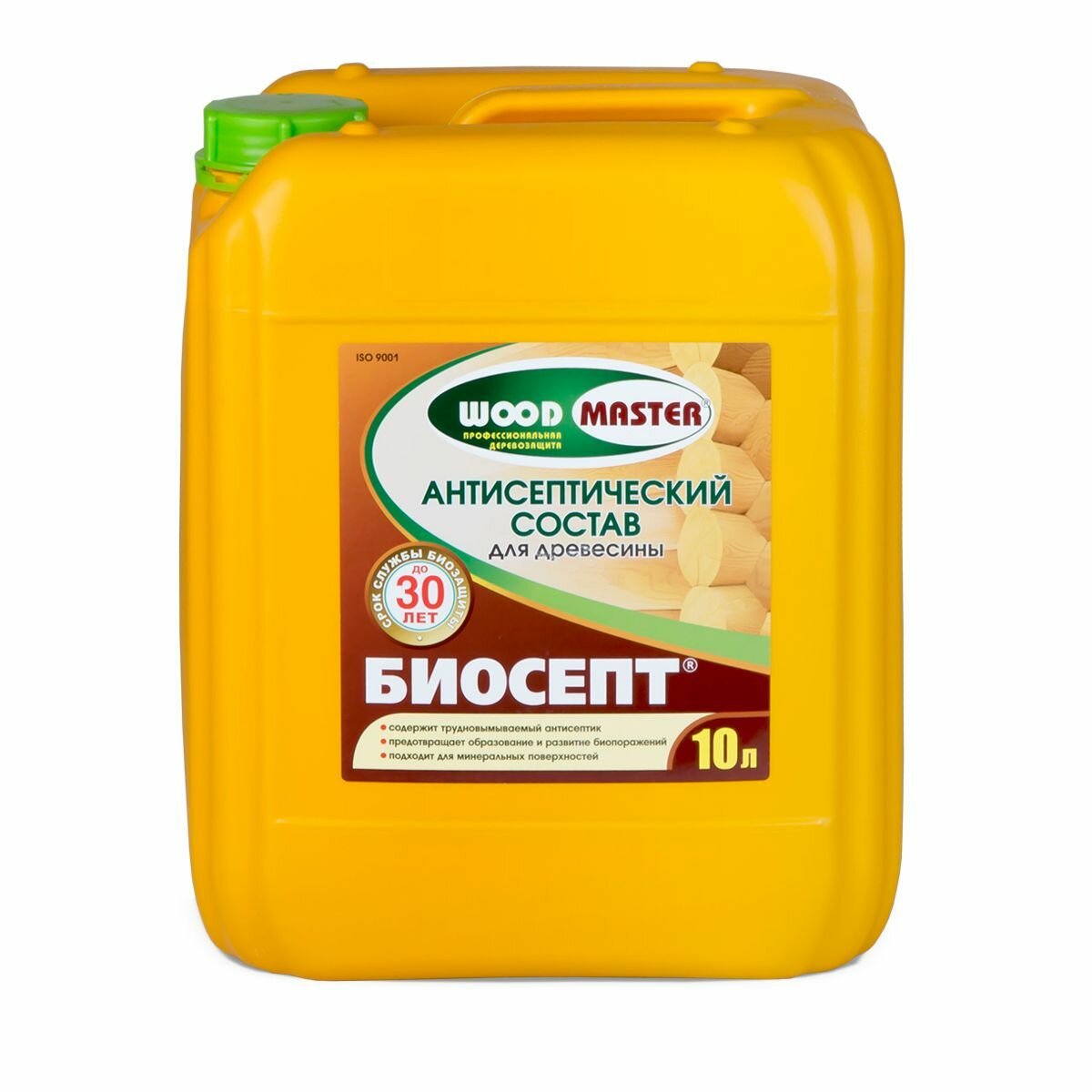Антисептический пропиточный состав для древесины Woodmaster Биосепт (10л),
