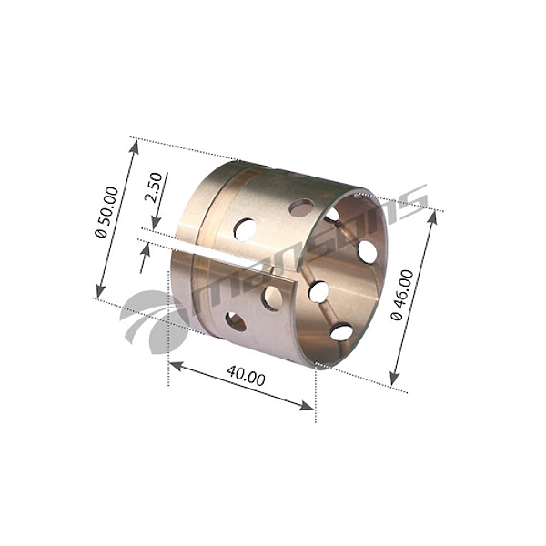 MANSONS 600.052 втулка торм. вала (бронз.) d46xd50x40mm \saf sk rs / rz / rls9042 / 20 / 1124 95-