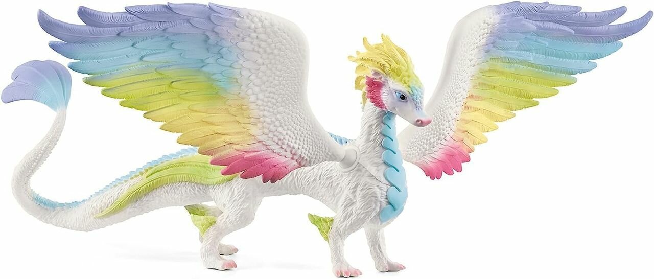 Коллекционная фигурка радужный дракон Schleich BAYALA 70728