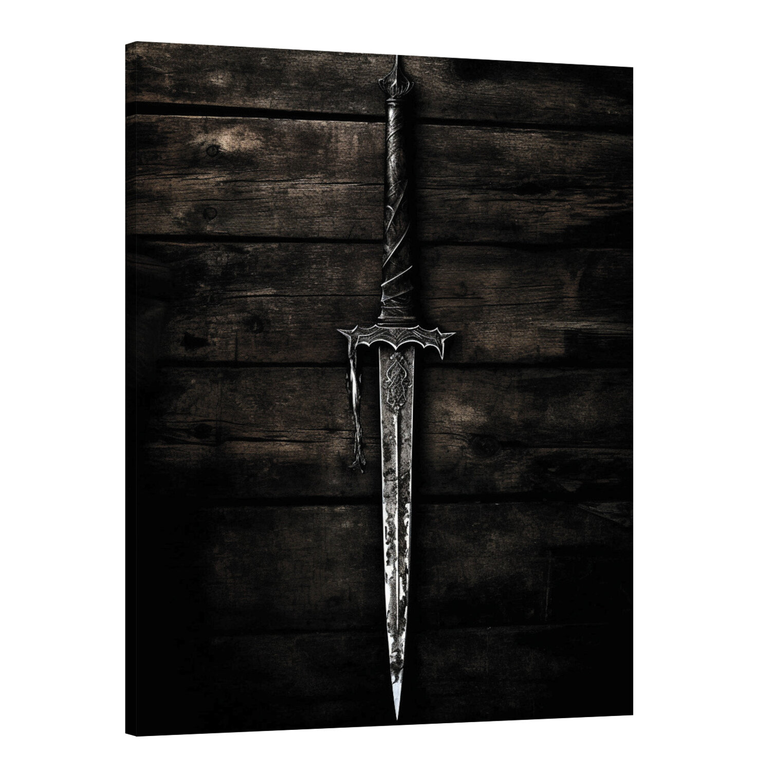 Интерьерная картина 50х70 "Меч и кровь"