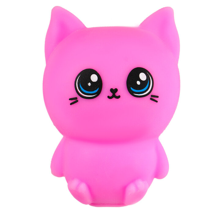 Funny toys Антистресс сквиш мялка Funny toys «Котик», с пастой, в пакете