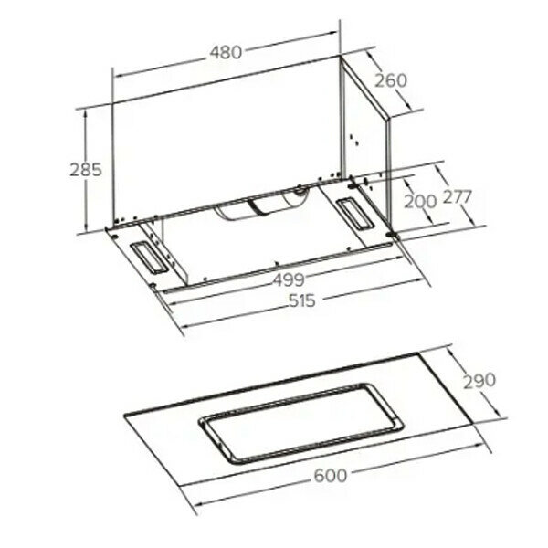 Полностраиваемая вытяжка с сенсорным управлением и светодиодной подсветкой Haier HVX BI652 GW — фото 1