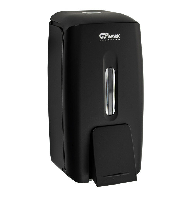 Диспенсер для мыла GFmark 9153 универсальный пластиковый с глазком - капля 800 мл
