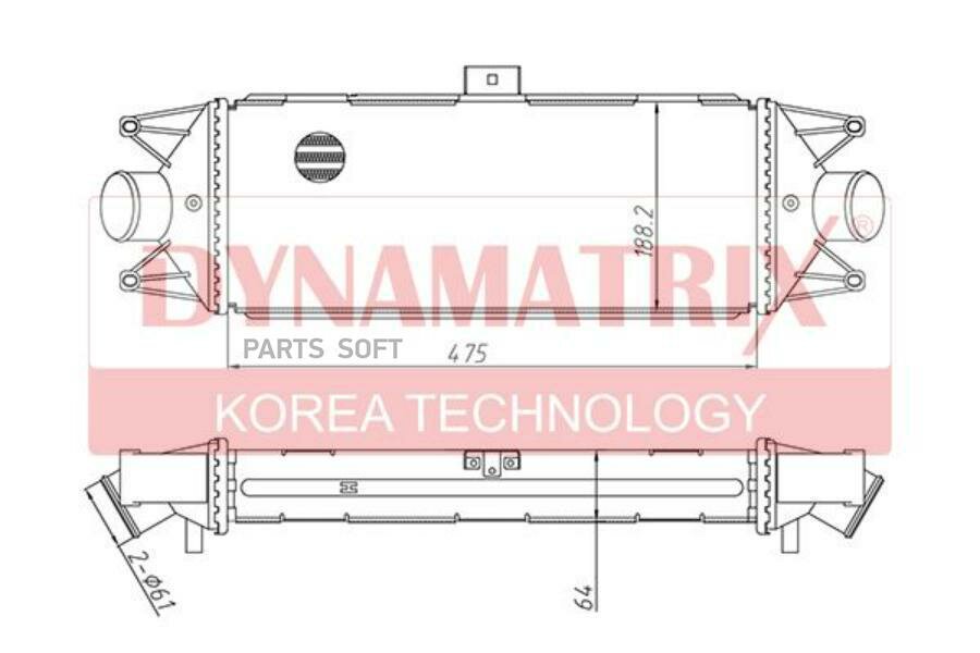 Интеркулер Dynamatrix-Korea DR96727 — фото 1