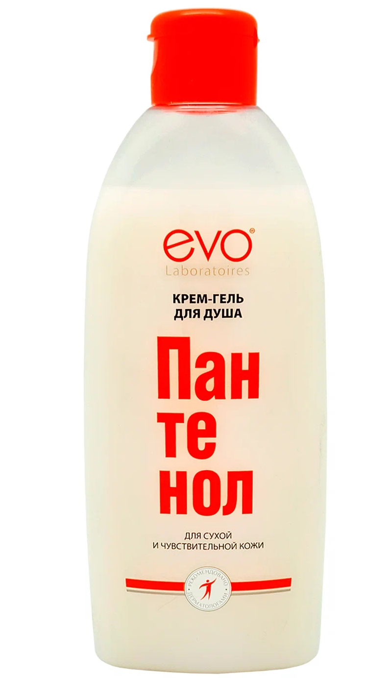 Крем-гель для душа Evo Пантенол для сухой и чувствительной кожи, 400 мл