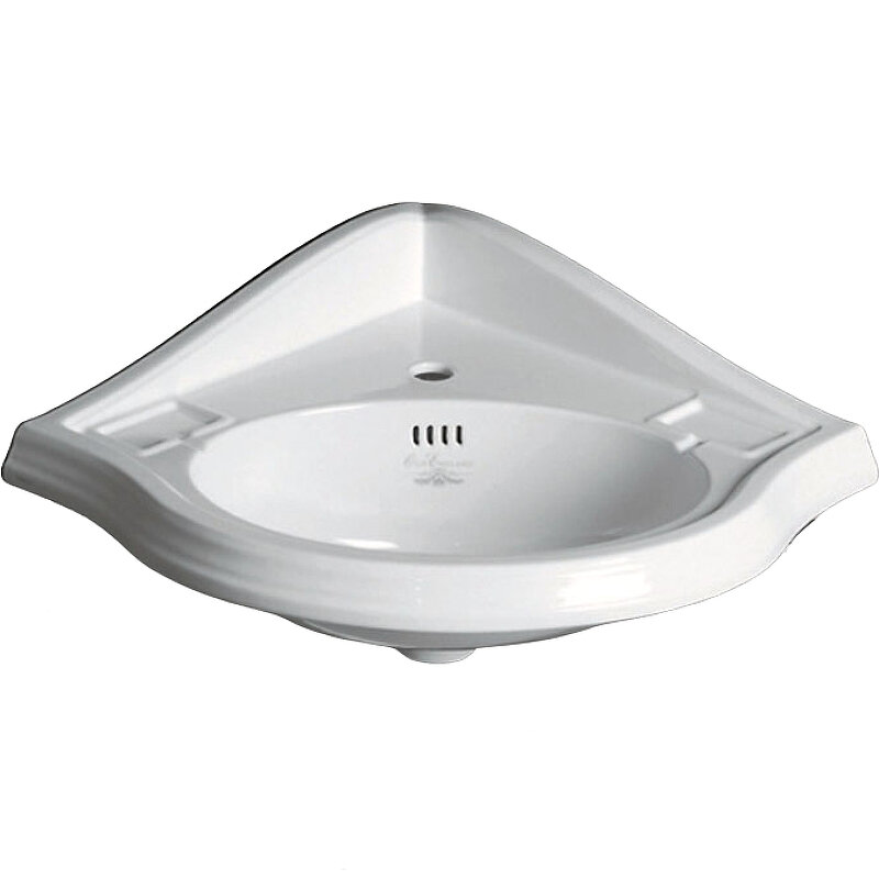 Раковина подвесная Simas Arcade AR 884 bia 1 hole 57.5x57.5x28.5 см, угловая, белая