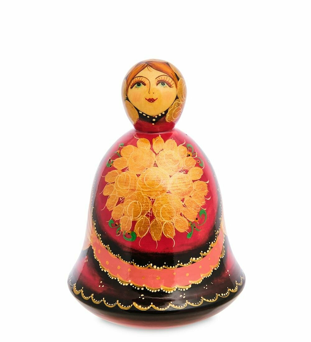 Матрешка - неваляшка Желтые розы