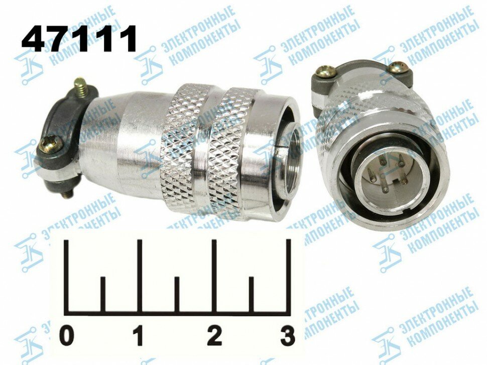 Разъем 5pin штекер на кабель XS12-5(AL)
