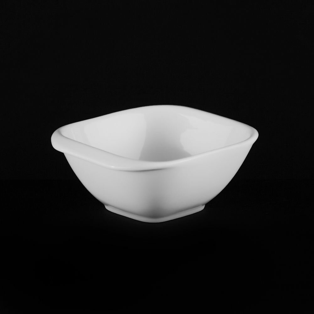 Салатник фарфоровый "Chan Wave" квадратный 200мл 11,5х11,5см