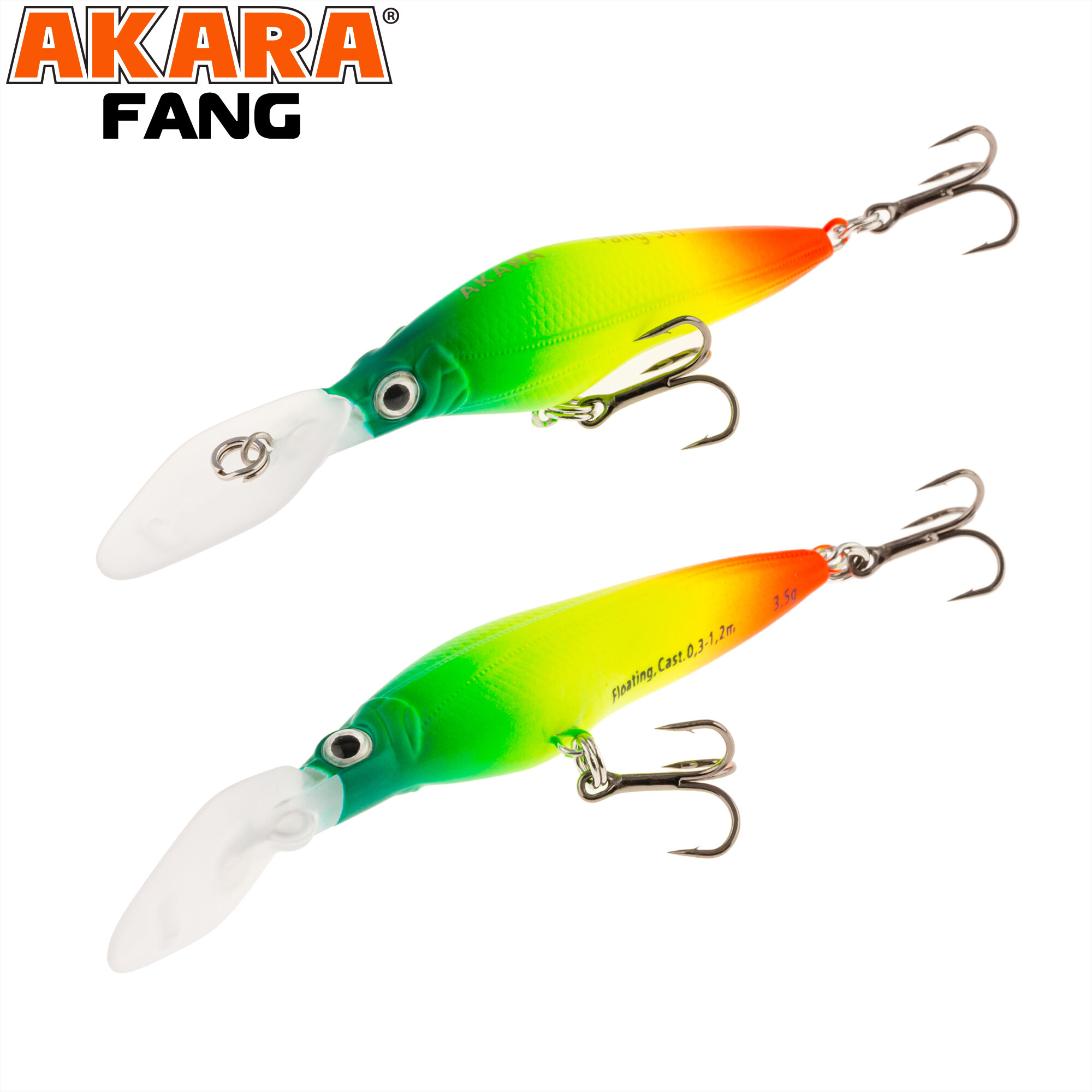 Воблер Akara Fang 50F 3,5 гр. (1/8 oz 2,0 in) A113